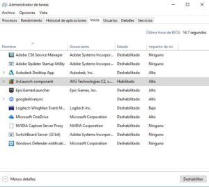 Eliminar programas de inicio en Windows 10 - Informática Eficiente